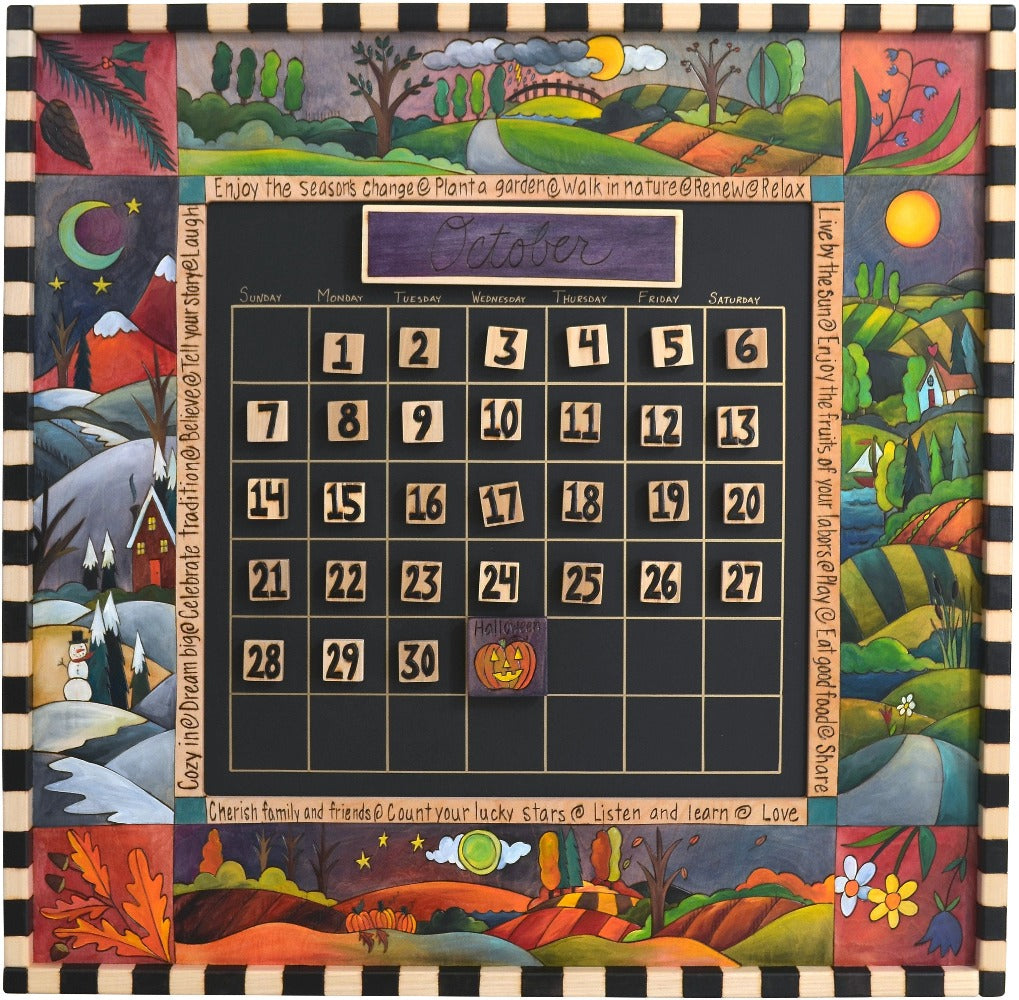 Large Perpetual Calendar D77727 | Sticks Handmade