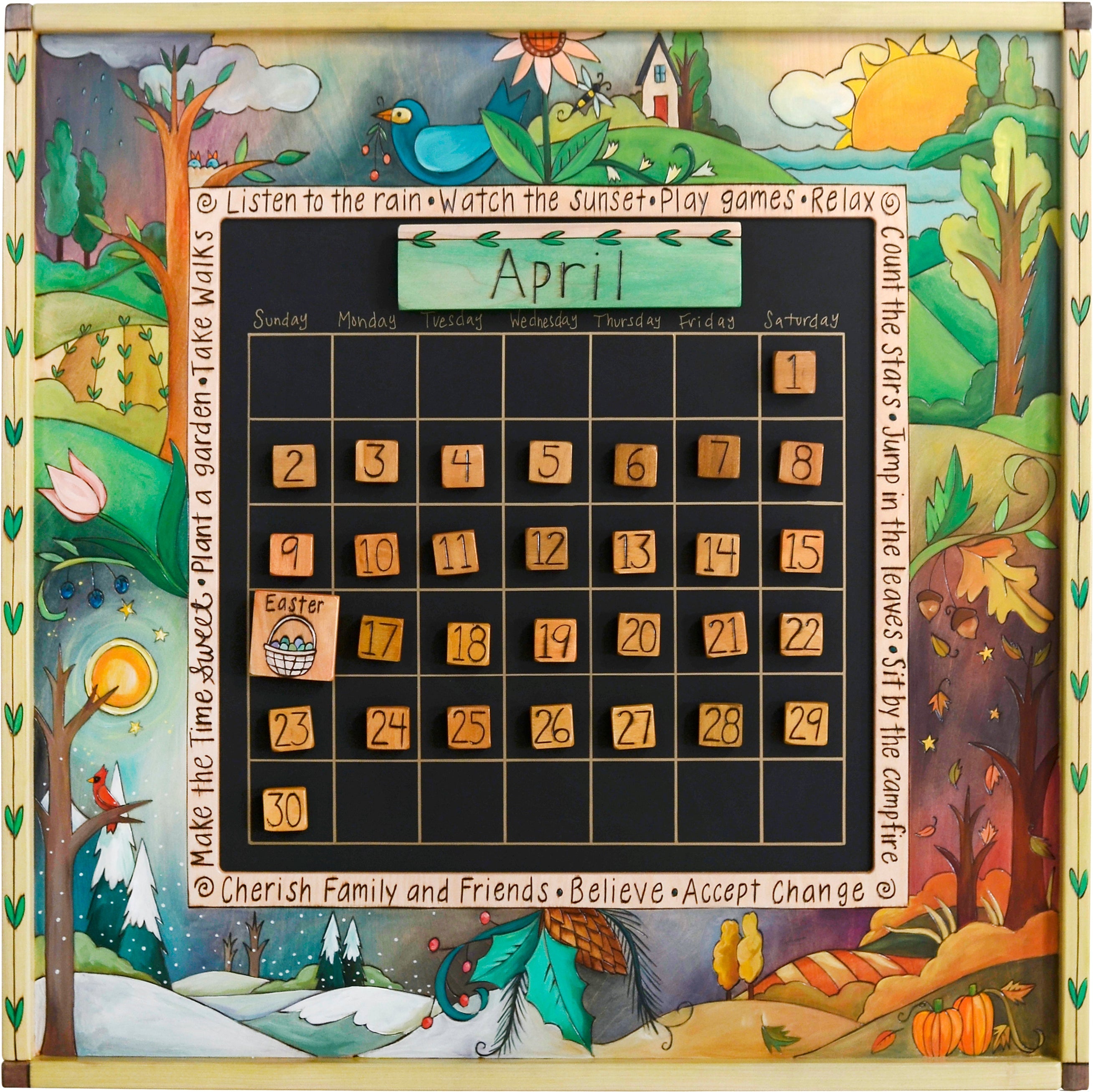 Perpetual Calendars - Wooden Calendars | Sticks Handmade