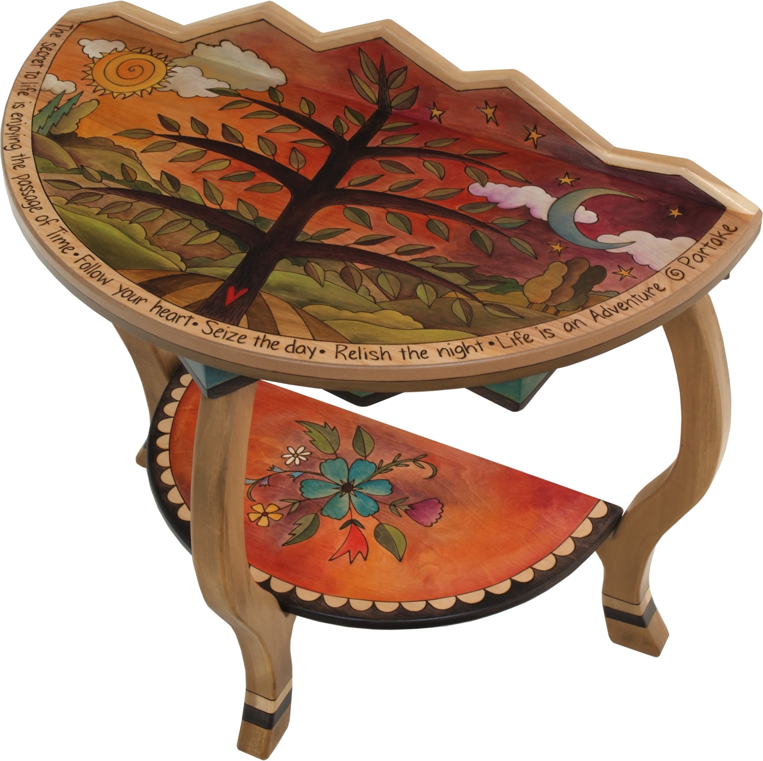 Handmade Half Round Tables | Sticks Handmade