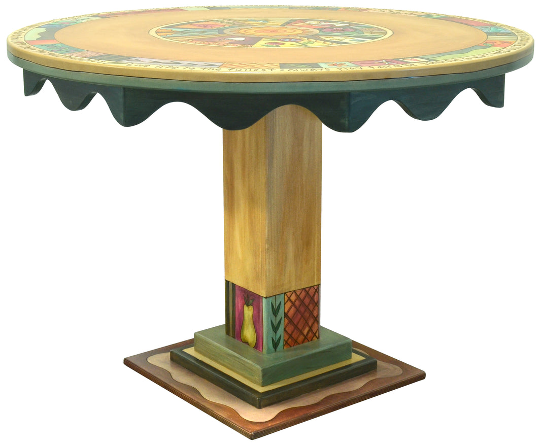 48" Round Dining Table | Sticks Handmade
