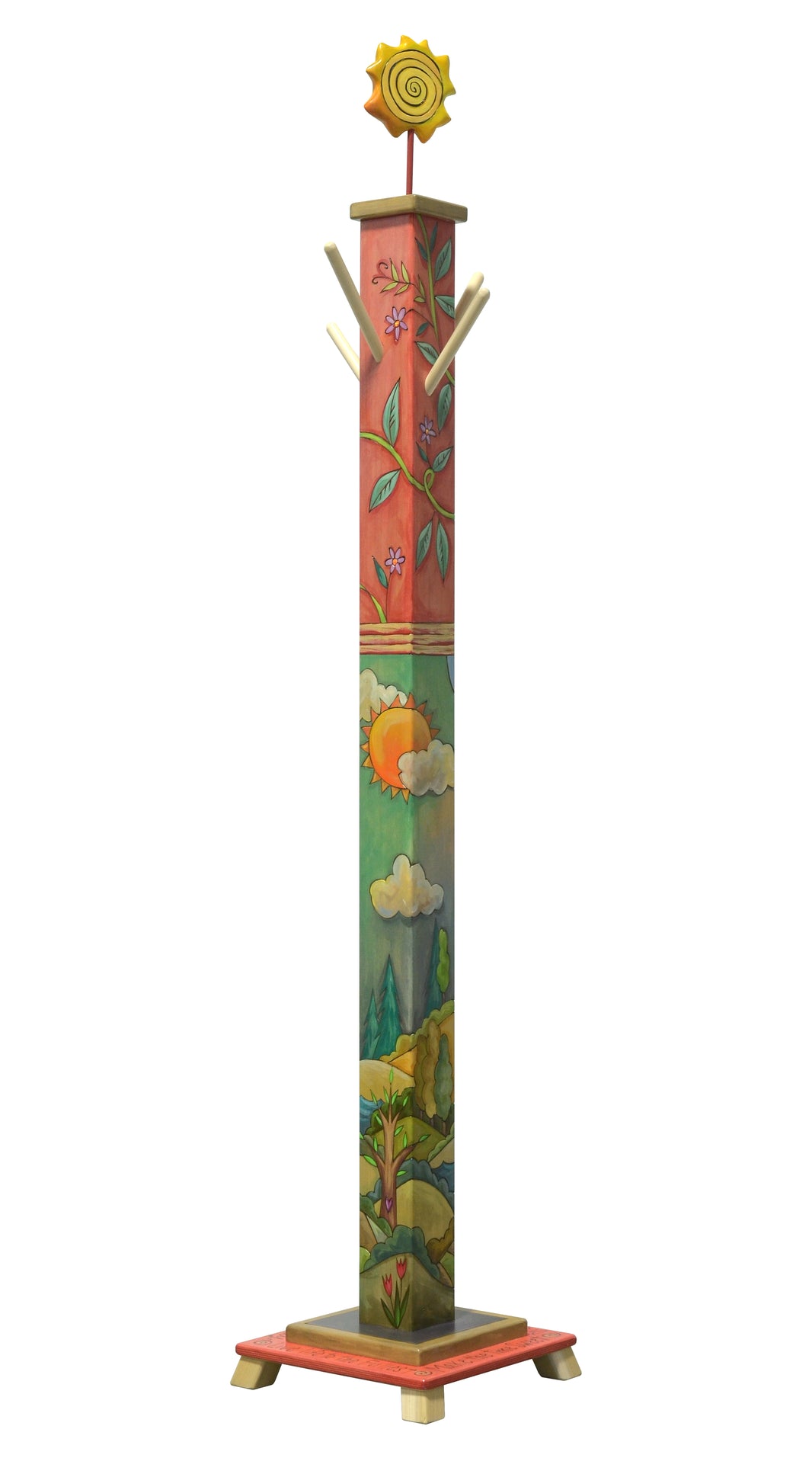 Log Coat Tree | Sticks Handmade