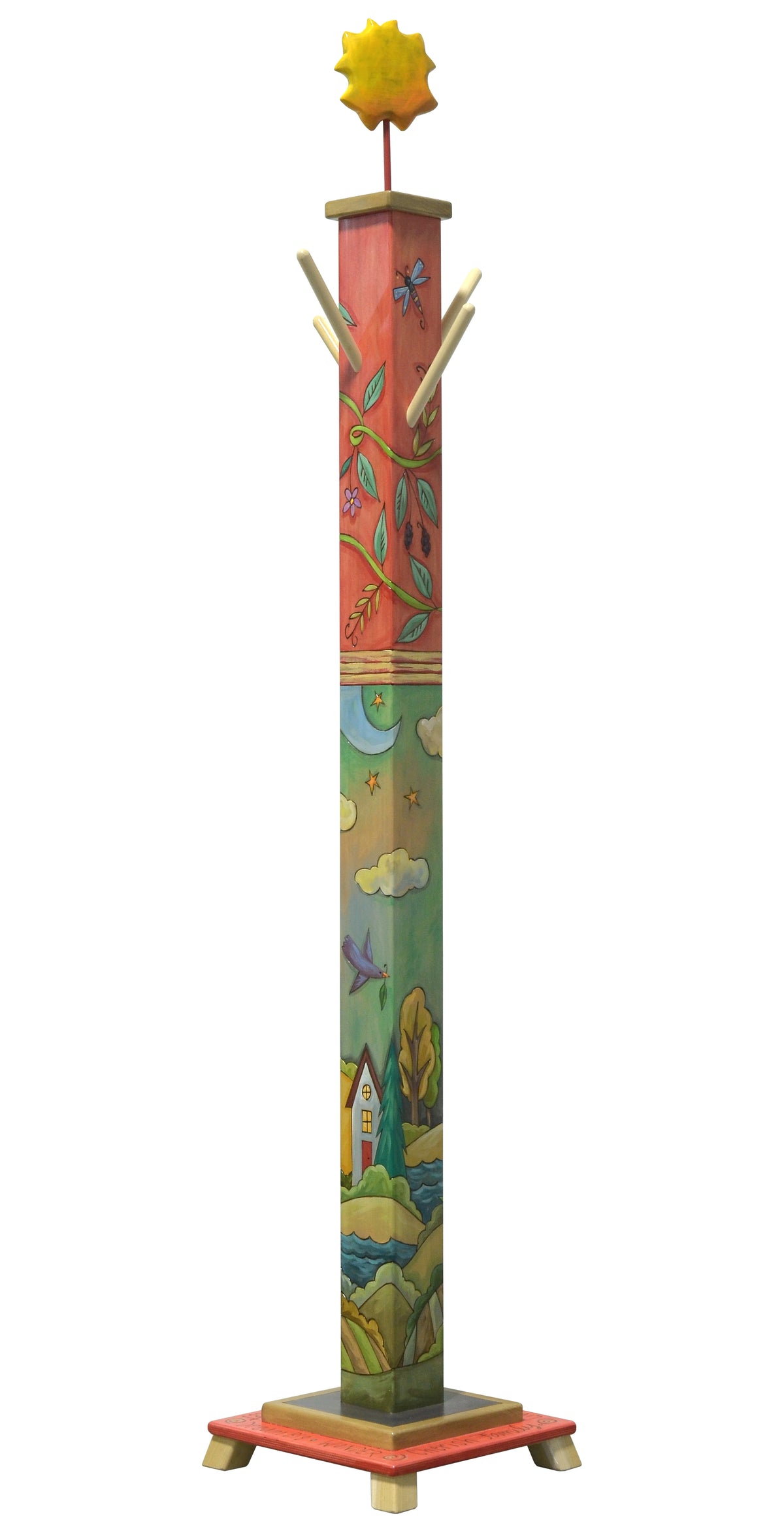 Log Coat Tree | Sticks Handmade