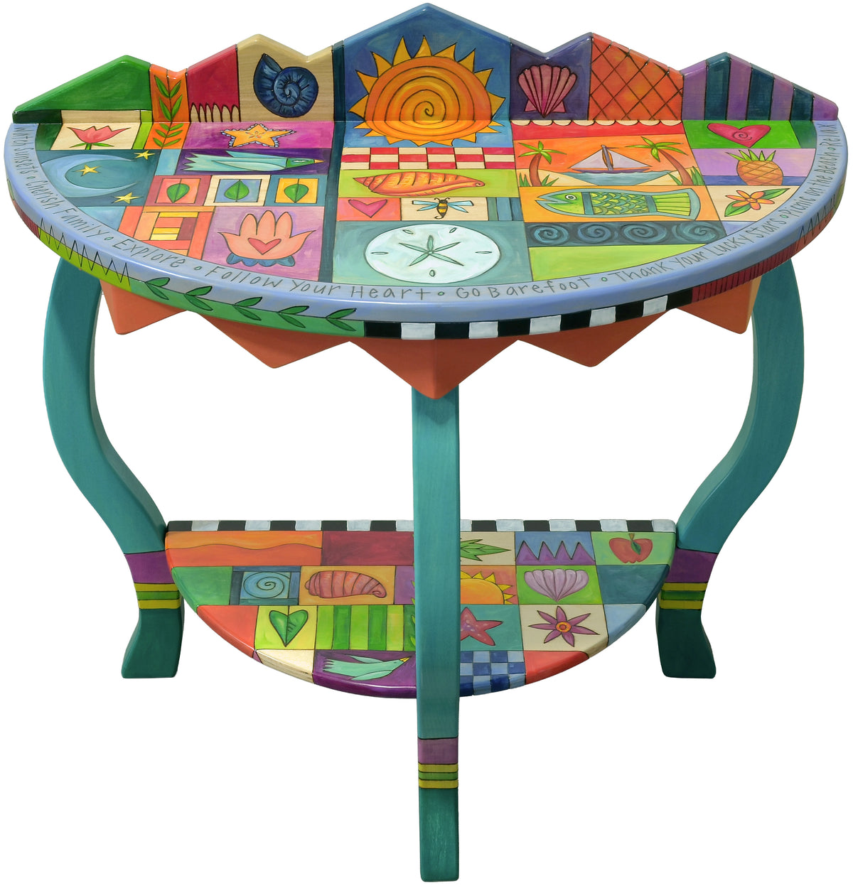 Half Round Table | Sticks Handmade