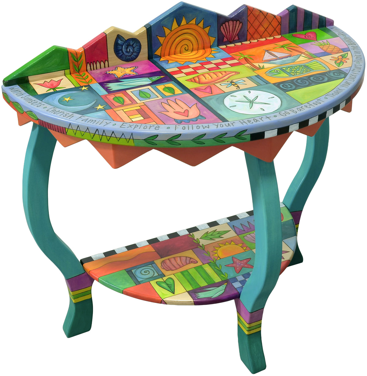 Half Round Table | Sticks Handmade