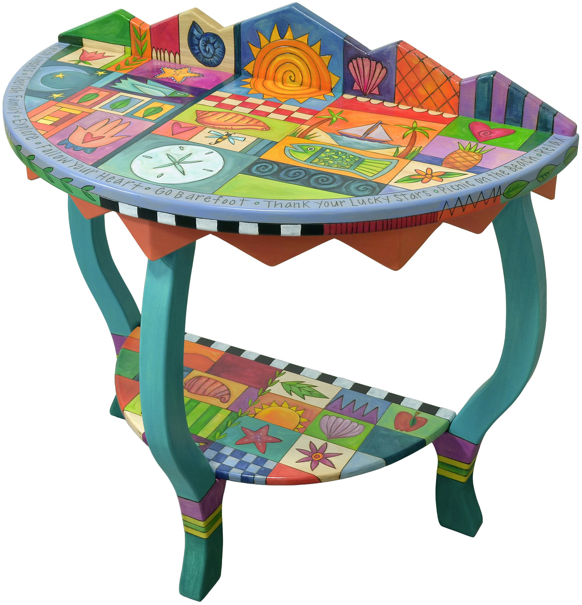 Half Round Table | Sticks Handmade