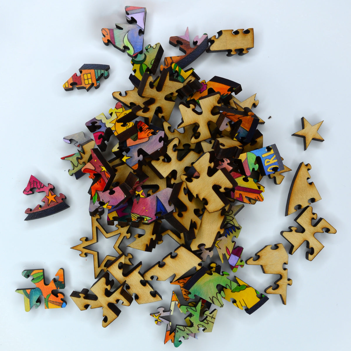 Wooden Jigsaw Puzzle | "Perfect Harmony" – Sticks