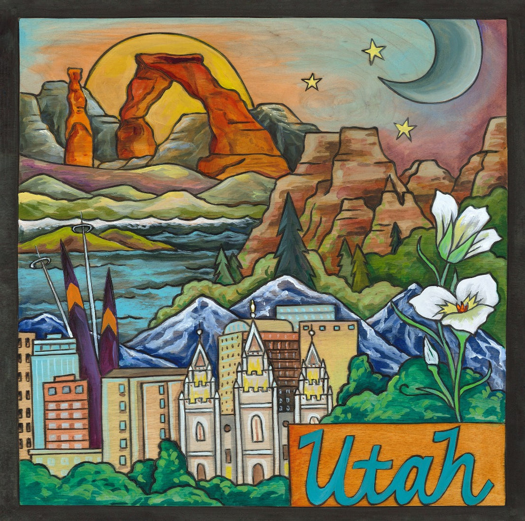 Utah "Beehive State" Plaque | Sincerely, Sticks