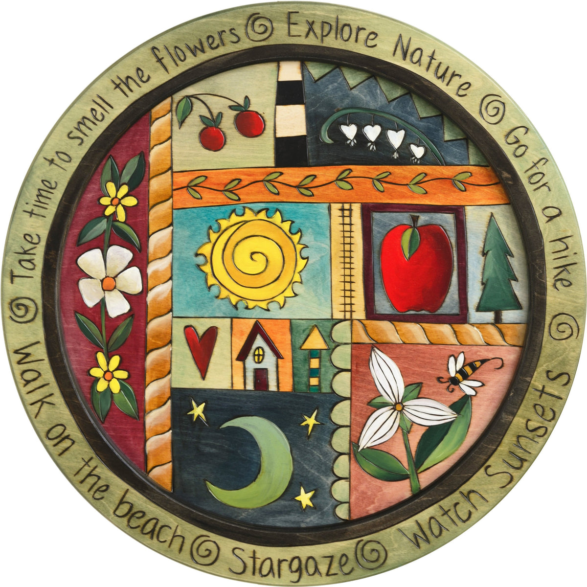 20" Round Tray D725 | Sticks Handmade