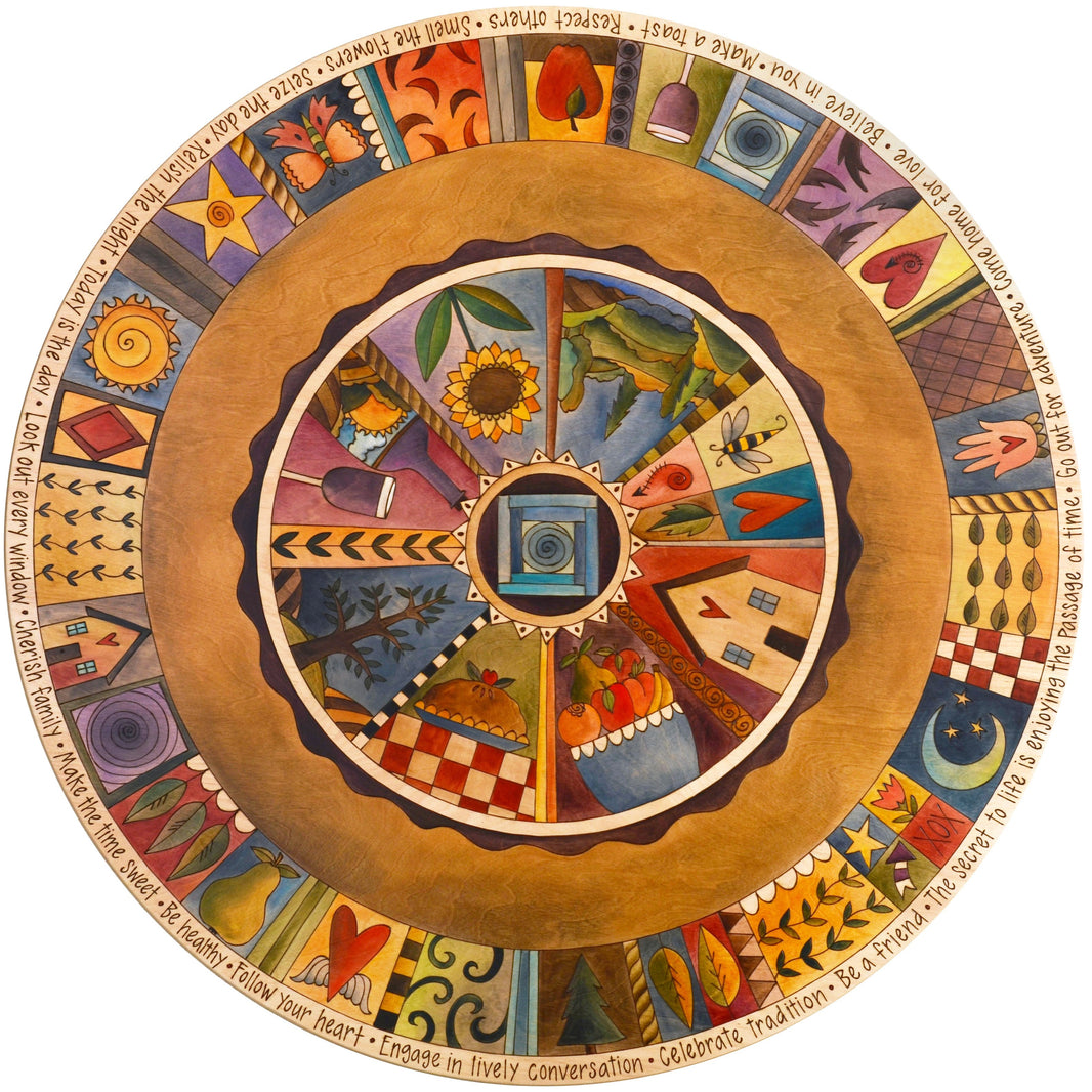 48" Round Dining Table D7459 | Sticks Handmade