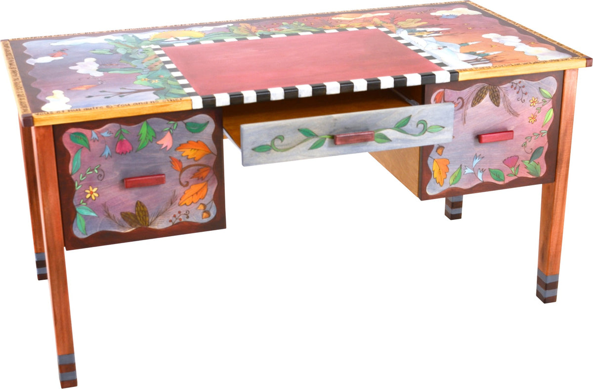 Large Desk D73206 | Sticks Handmade