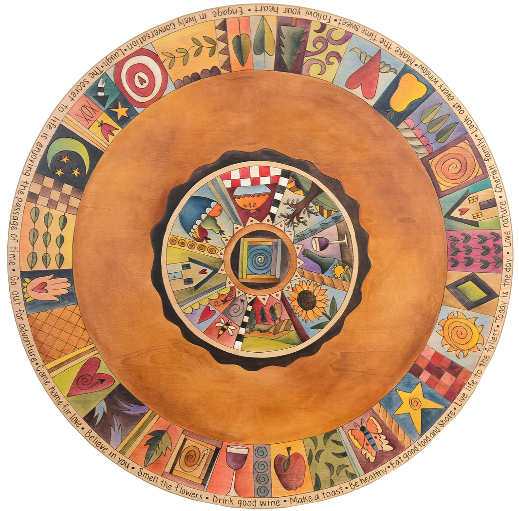 48" Round Dining Table D75446 | Sticks Handmade