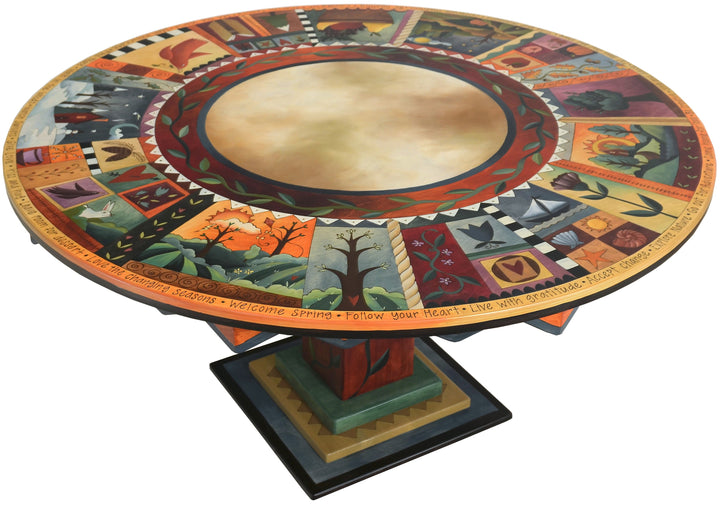 60" Round Dining Table D75872 | Sticks Handmade
