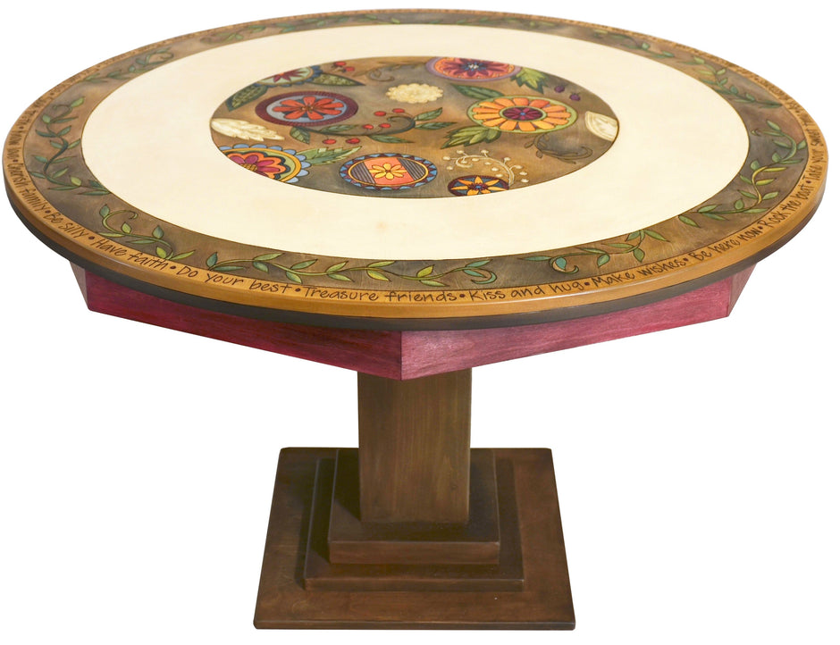 60" Round Dining Table D78336 | Sticks Handmade