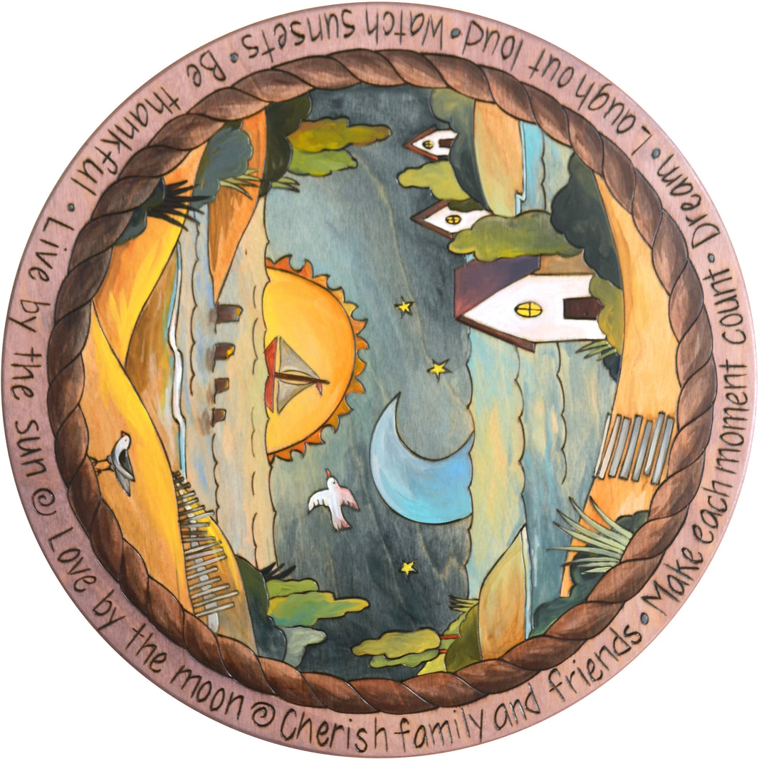 20" Lazy Susan D78968 | Sticks Handmade