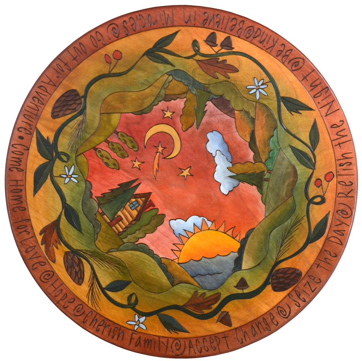 20" Lazy Susan D79396 | Sticks Handmade