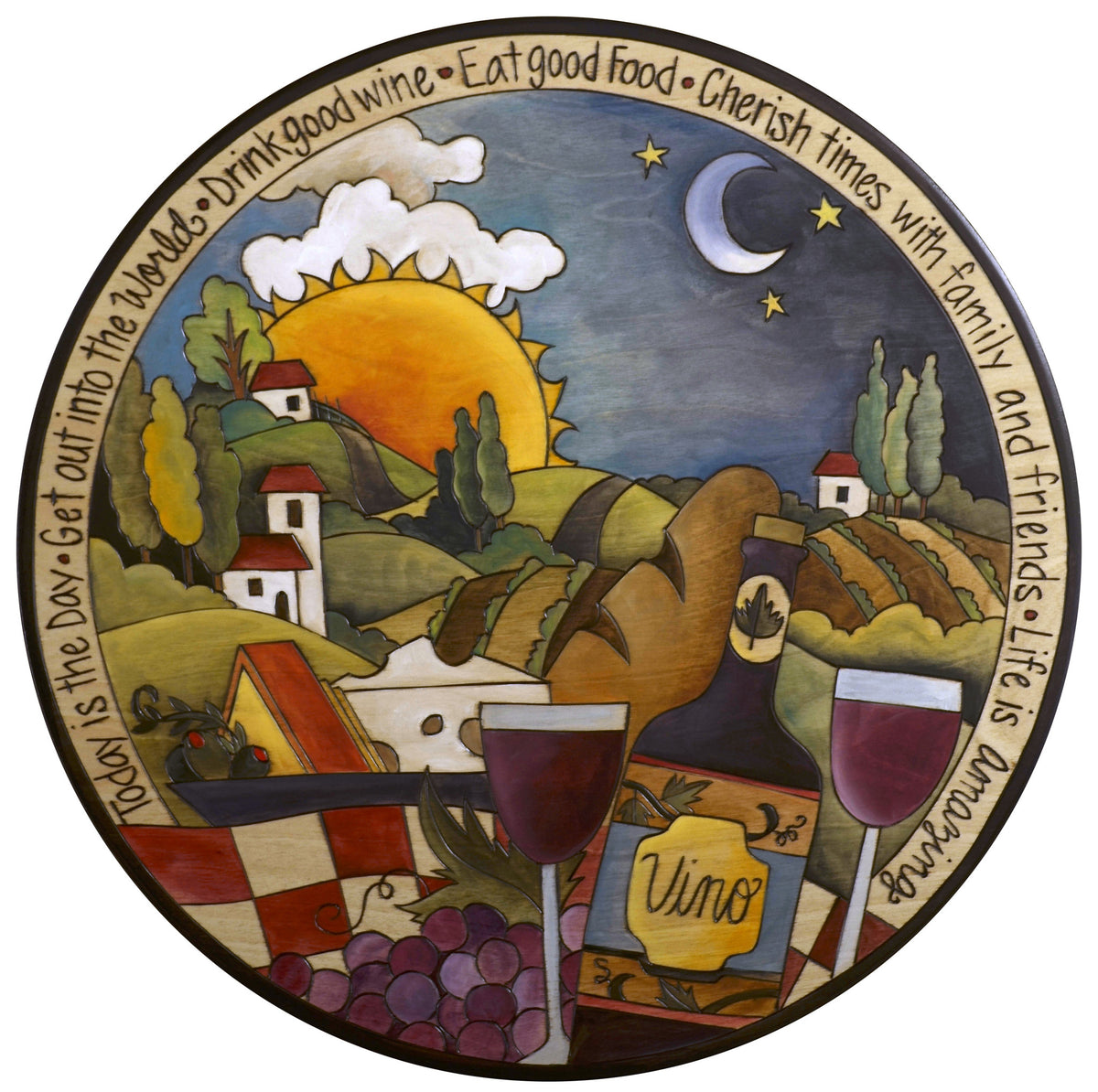 20" Lazy Susan D710056 | Sticks Handmade