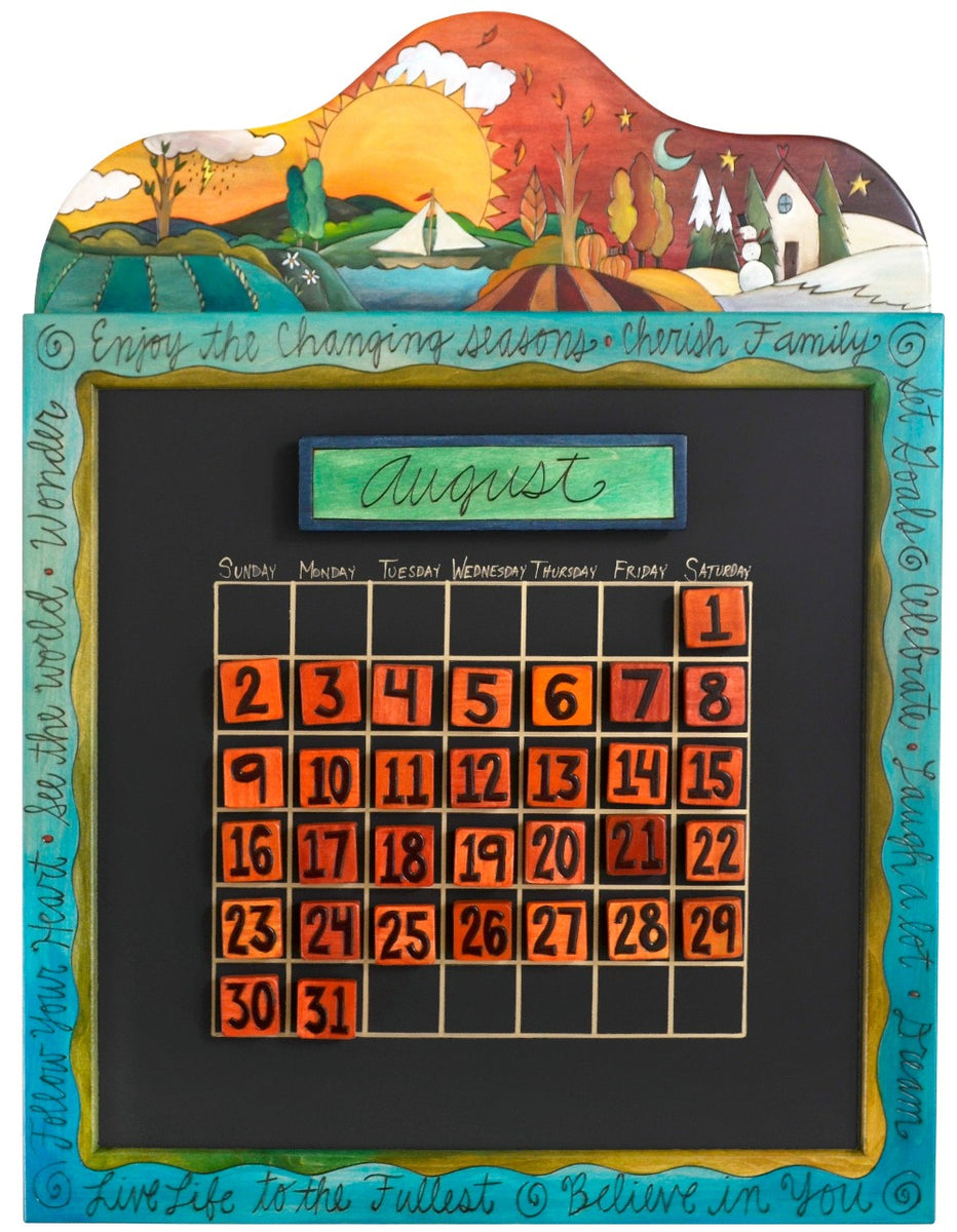 Small Perpetual Calendar D710734 | Sticks Handmade