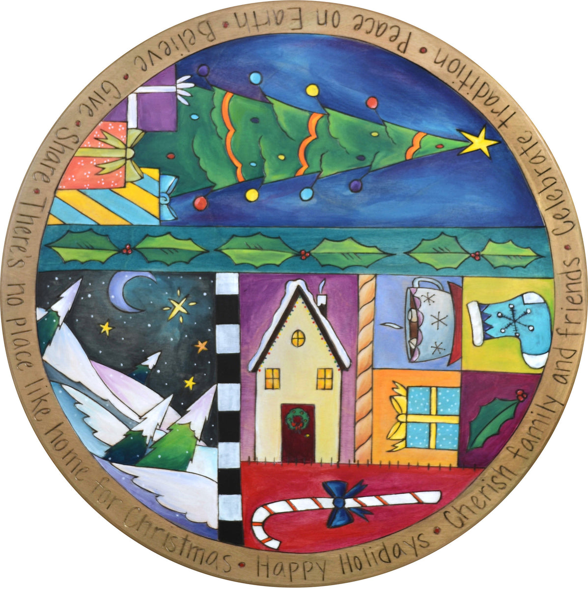 20" Lazy Susan D710820 | Sticks Handmade