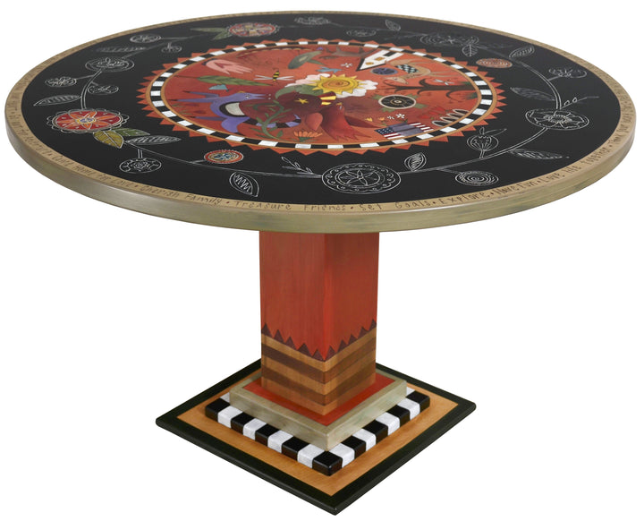 48" Round Dining Table D711494 | Sticks Handmade