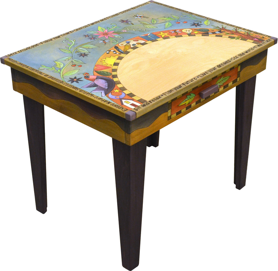 Small Desk D714215 | Sticks Handmade