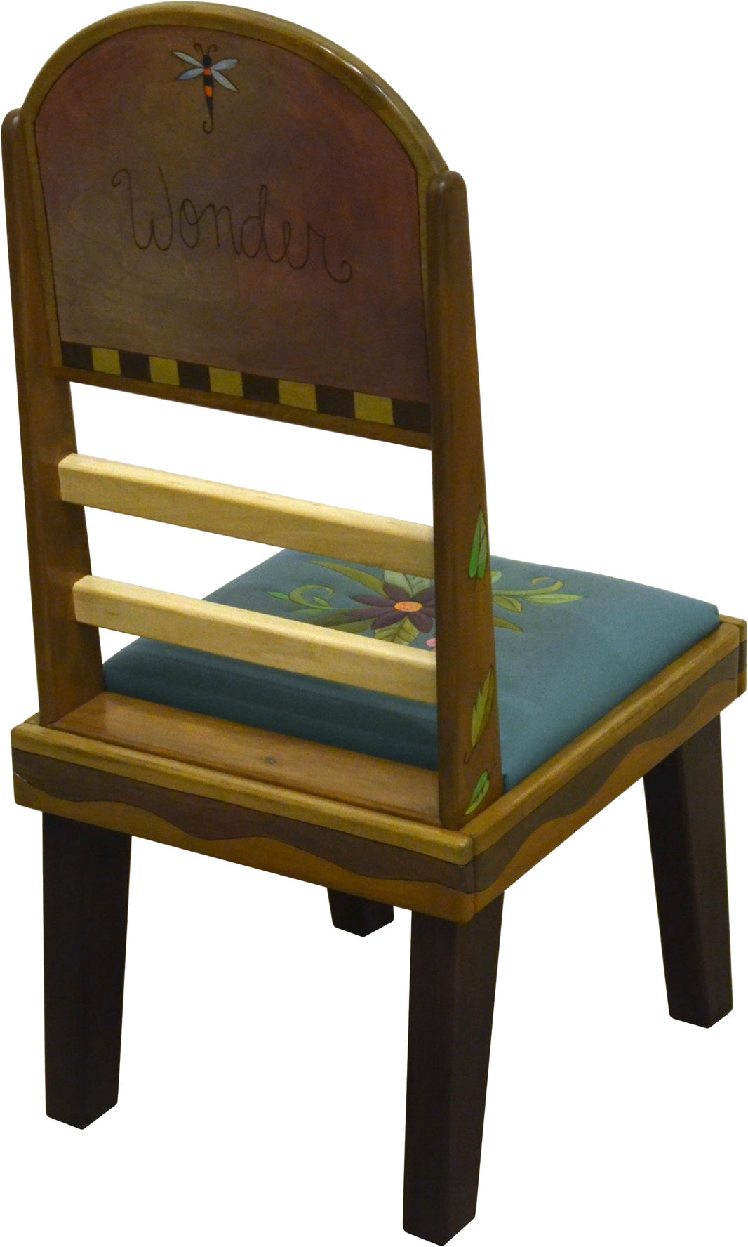 Sticks Side Chair with Leather Seat D71422 | Sticks Handmade