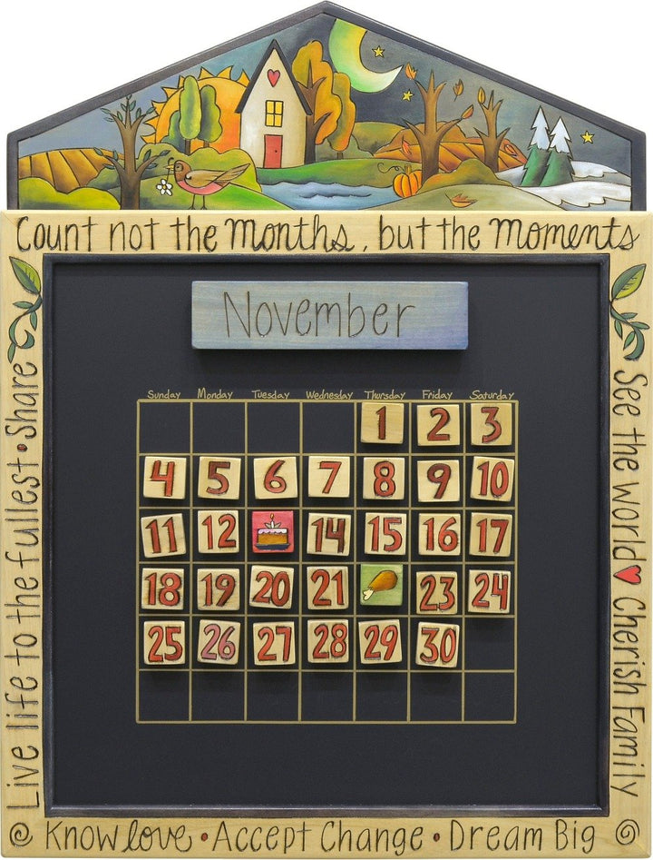 Small Perpetual Calendar | Sticks Handmade