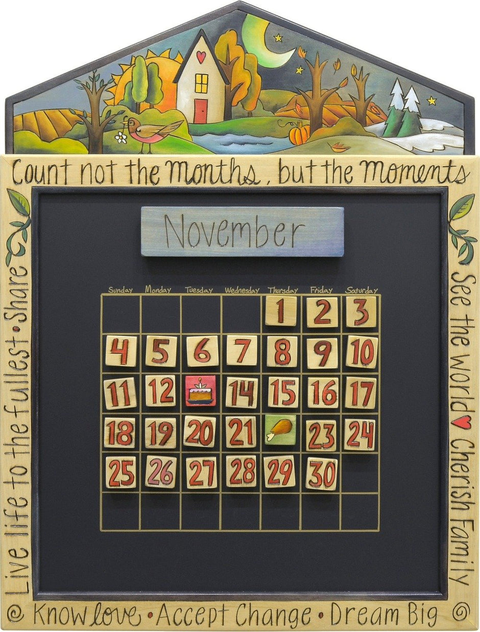 Small Perpetual Calendar | Sticks Handmade