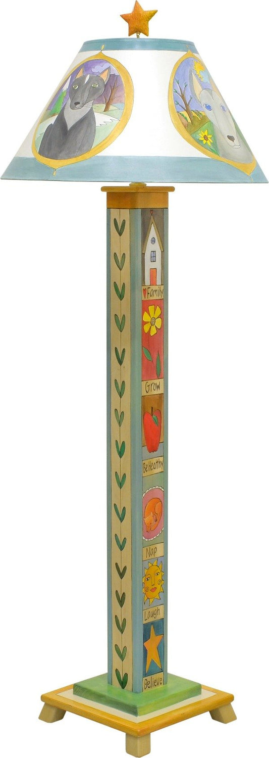 Box Floor Lamp D714820 | Sticks Handmade