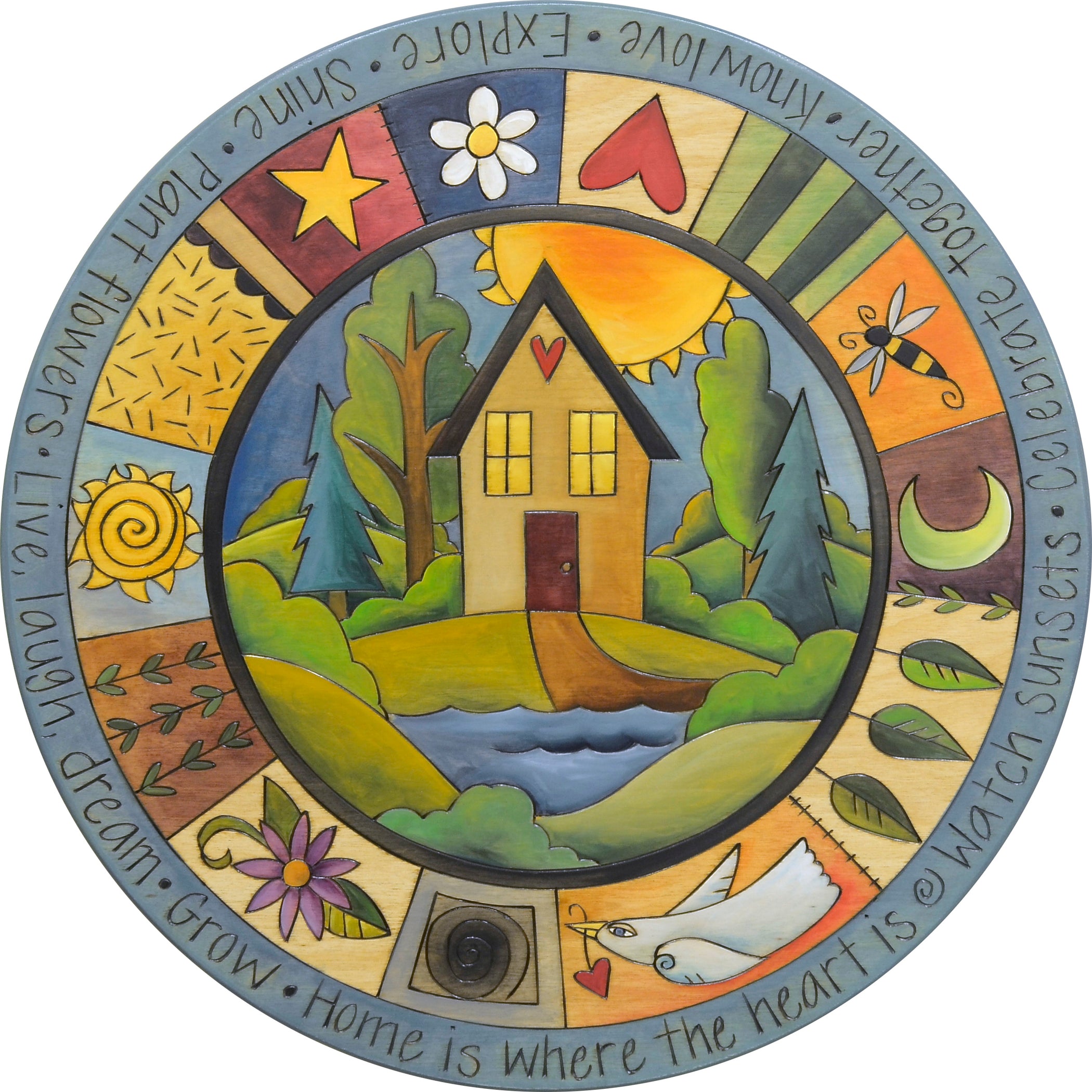 20" Lazy Susan D715469 | Sticks Handmade