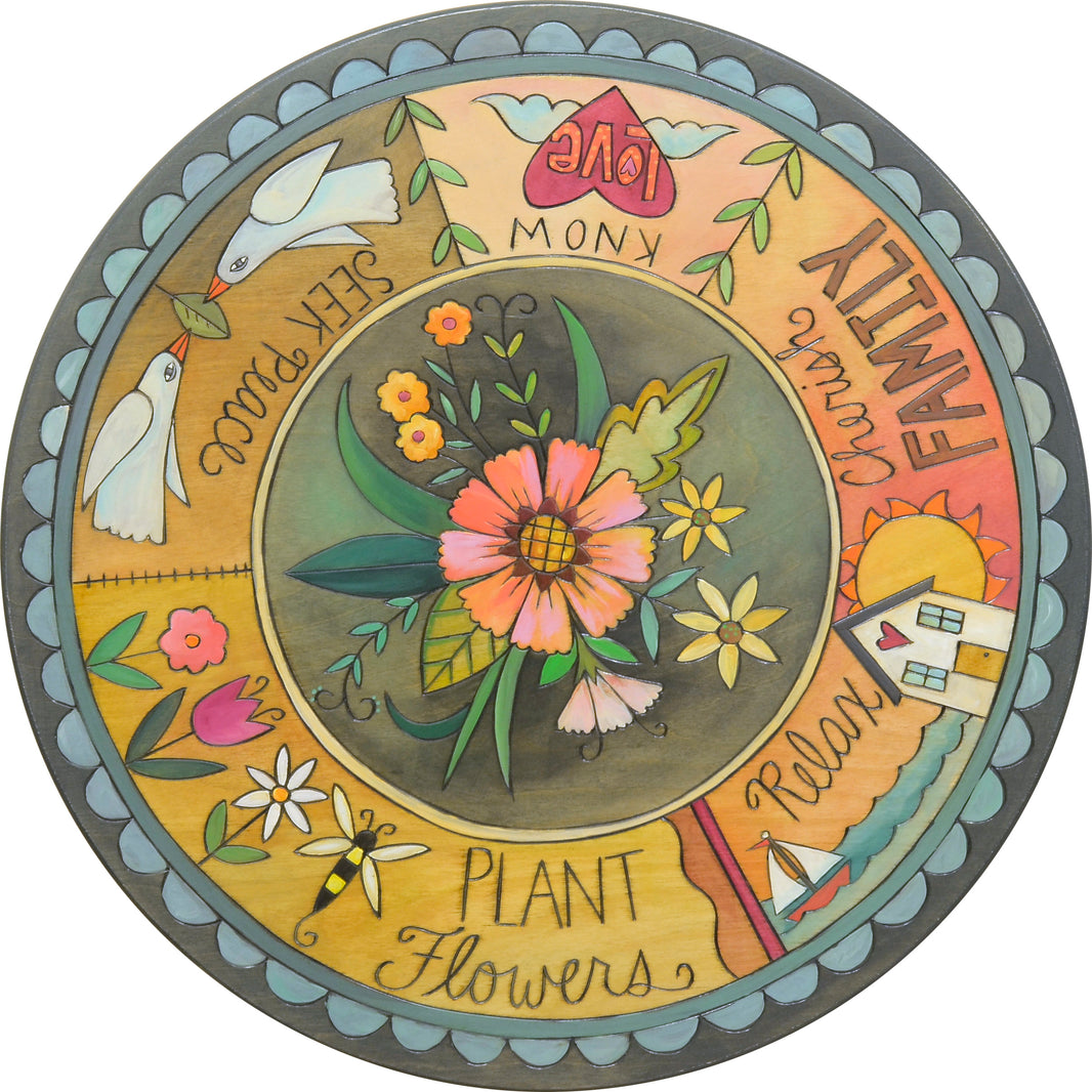 20" Lazy Susan D715475 | Sticks Handmade