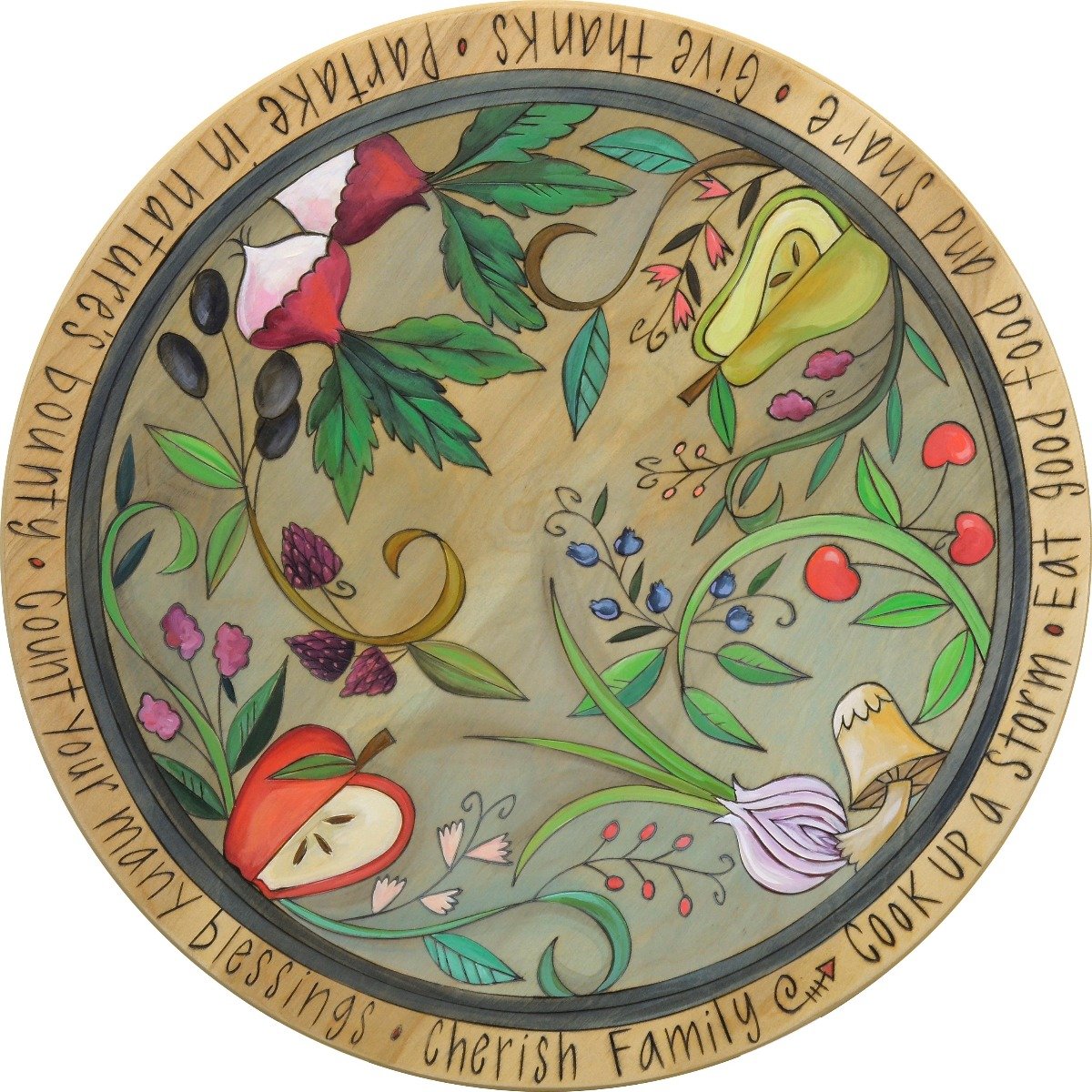 20" Lazy Susan D715660 | Sticks Handmade