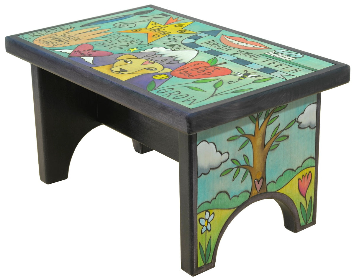 Step Stool D716342 | Sticks Handmade