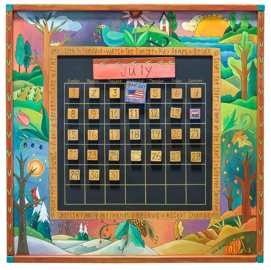 Large Perpetual Calendar D717116 | Sticks Handmade
