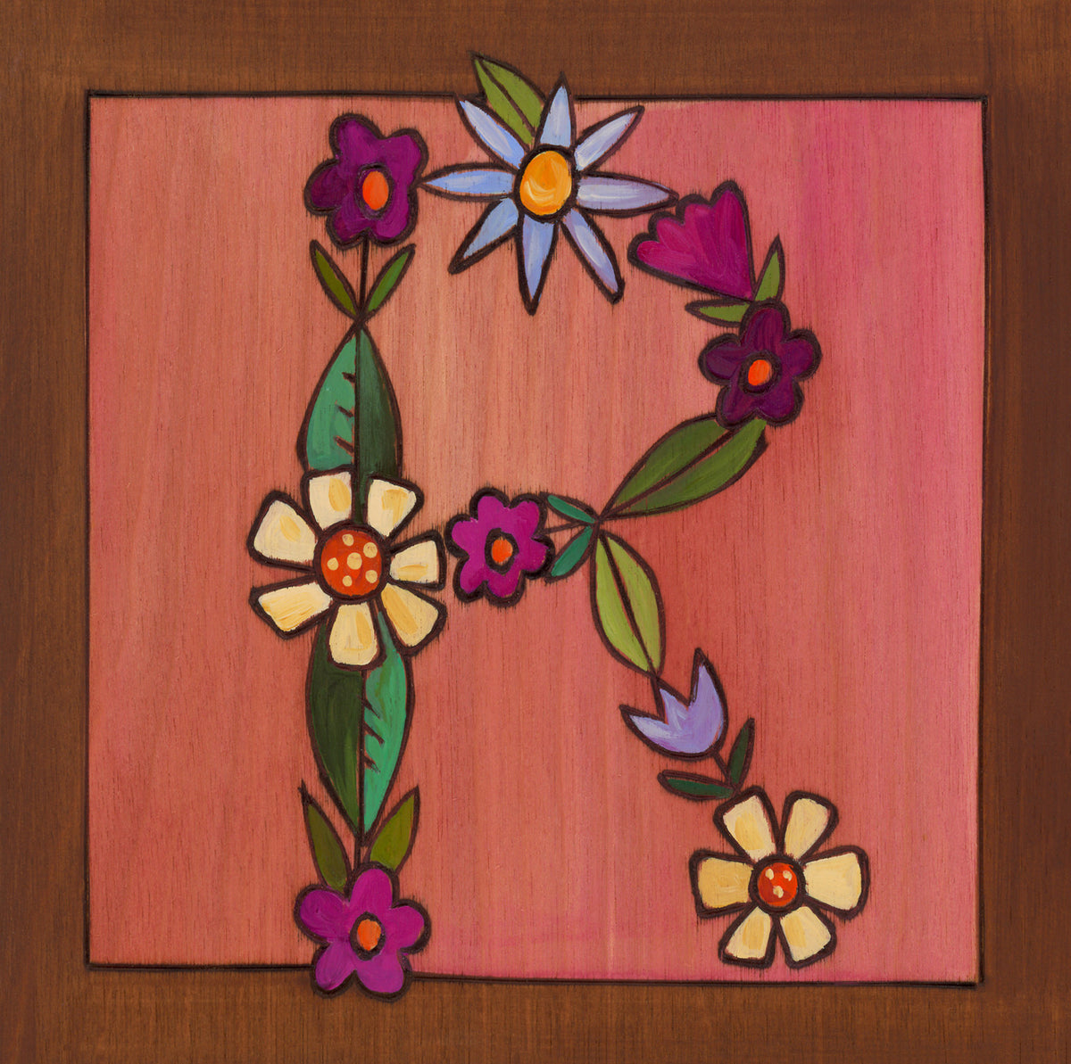 "R" Alphabet Letter Plaque | Sincerely, Sticks