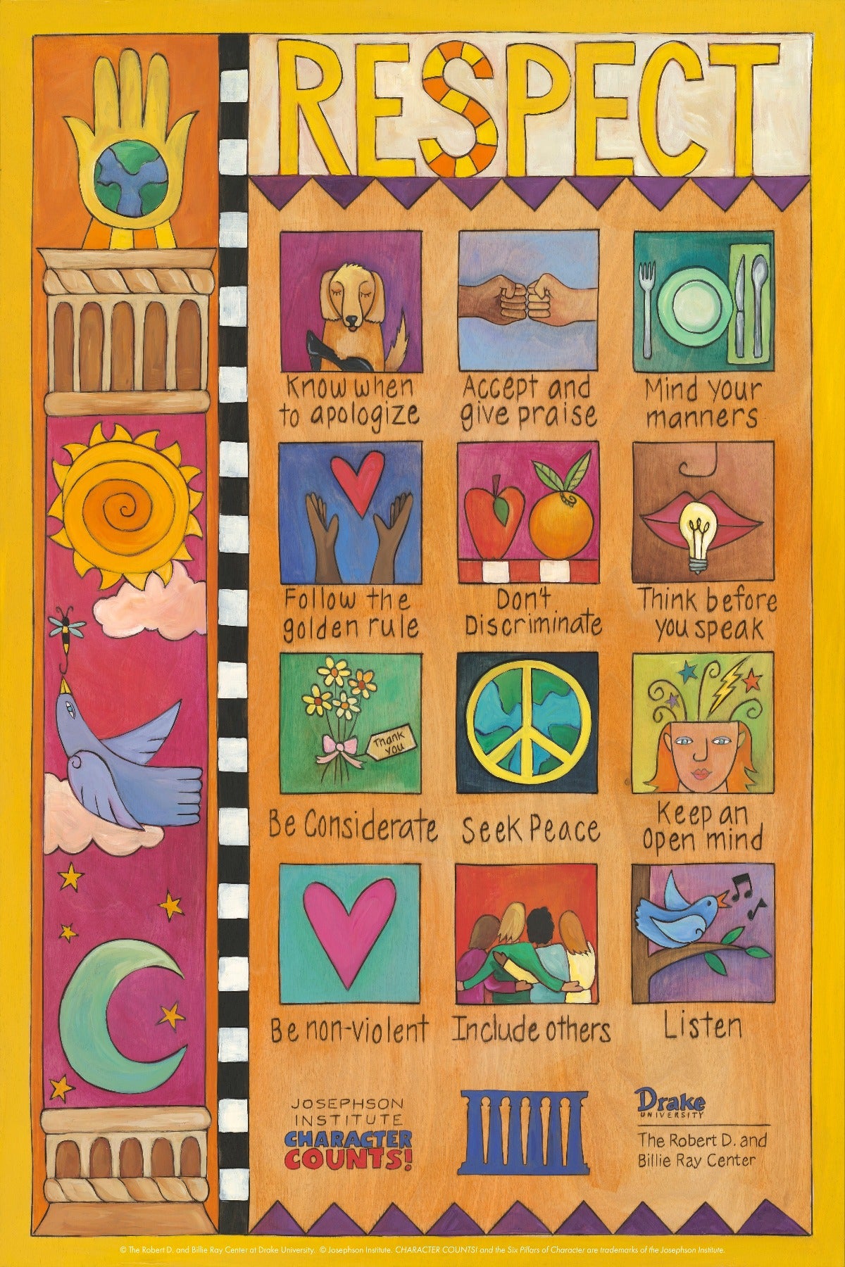 CHARACTER COUNTS! Poster Set 2018 Edition | Sticks Handmade