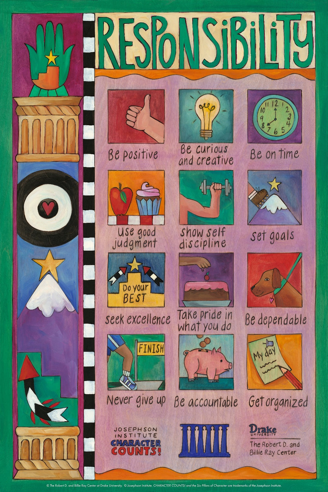 CHARACTER COUNTS! Poster Set 2018 Edition | Sticks Handmade