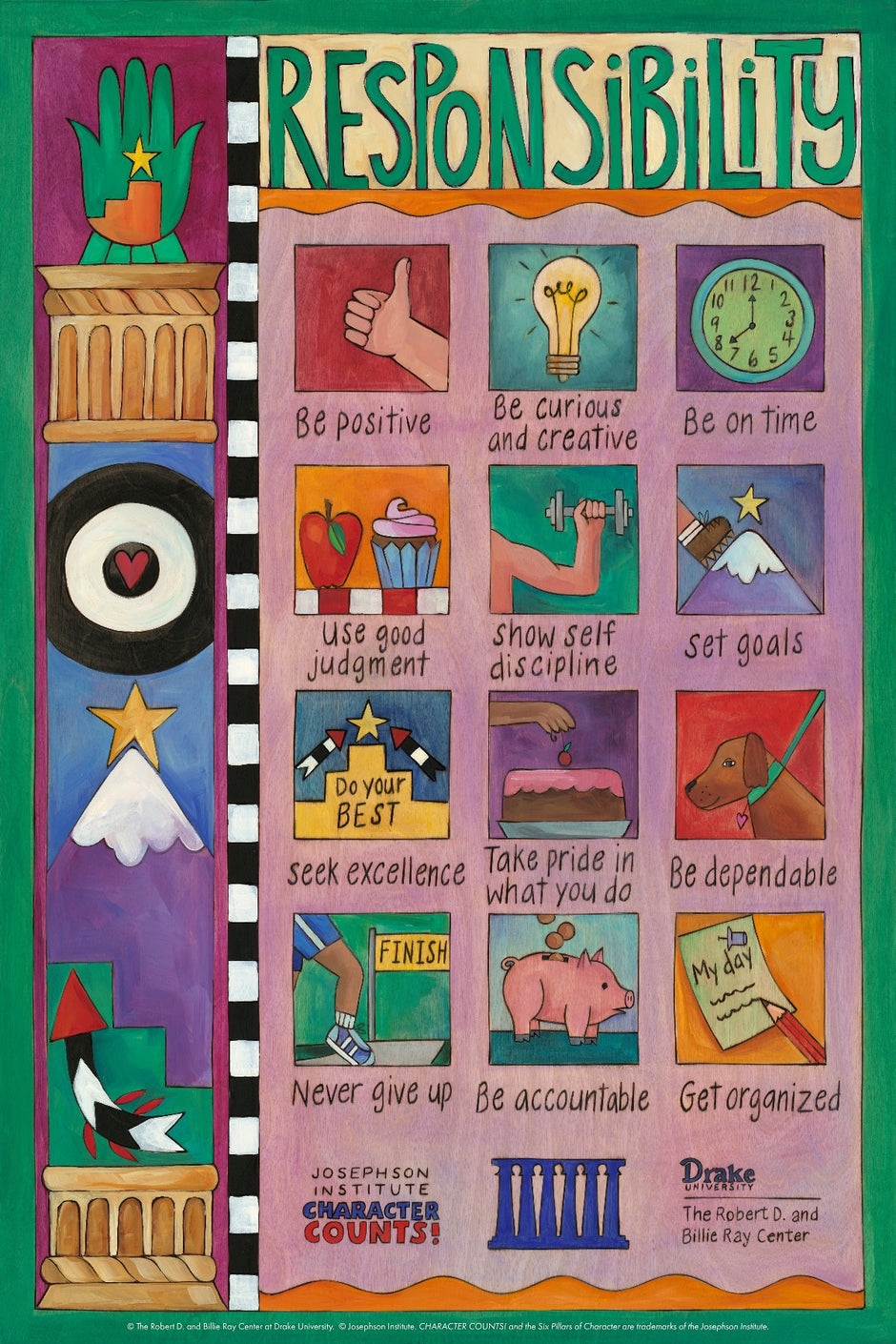 CHARACTER COUNTS! Poster Set 2018 Edition | Sticks Handmade