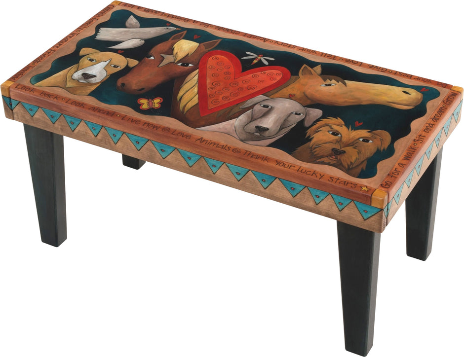 Handmade 3ft Wooden Bench