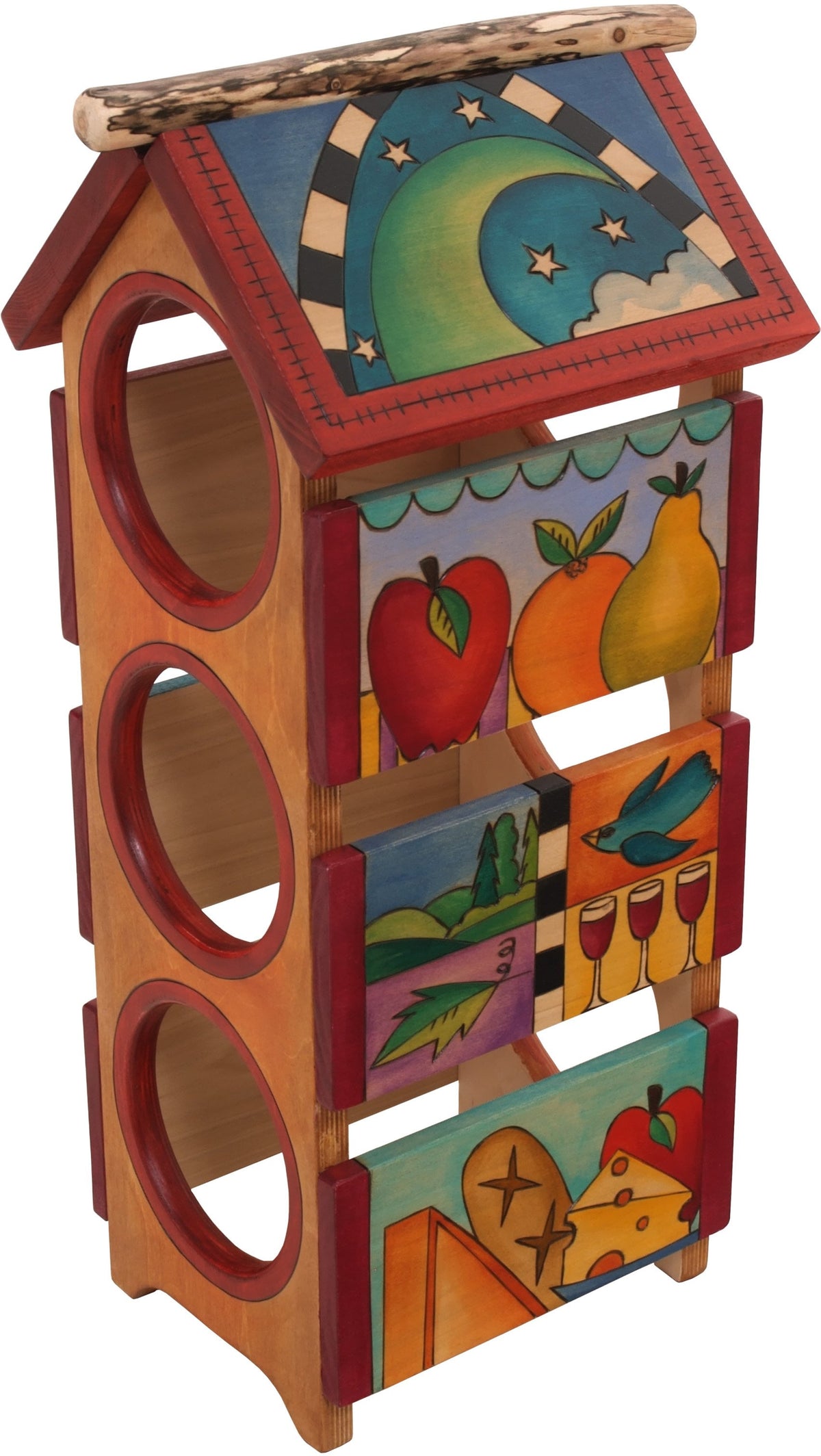 3 Bottle Wine Rack S316176 | Sticks Handmade