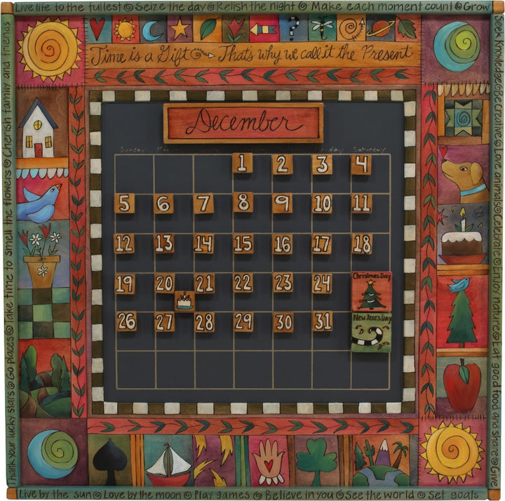 Large Perpetual Calendar S316956 | Sticks Handmade