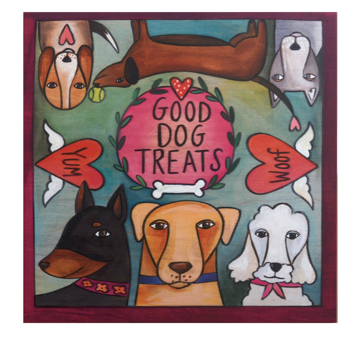 "Treat Time" Dog Treat Box | Sincerely, Sticks