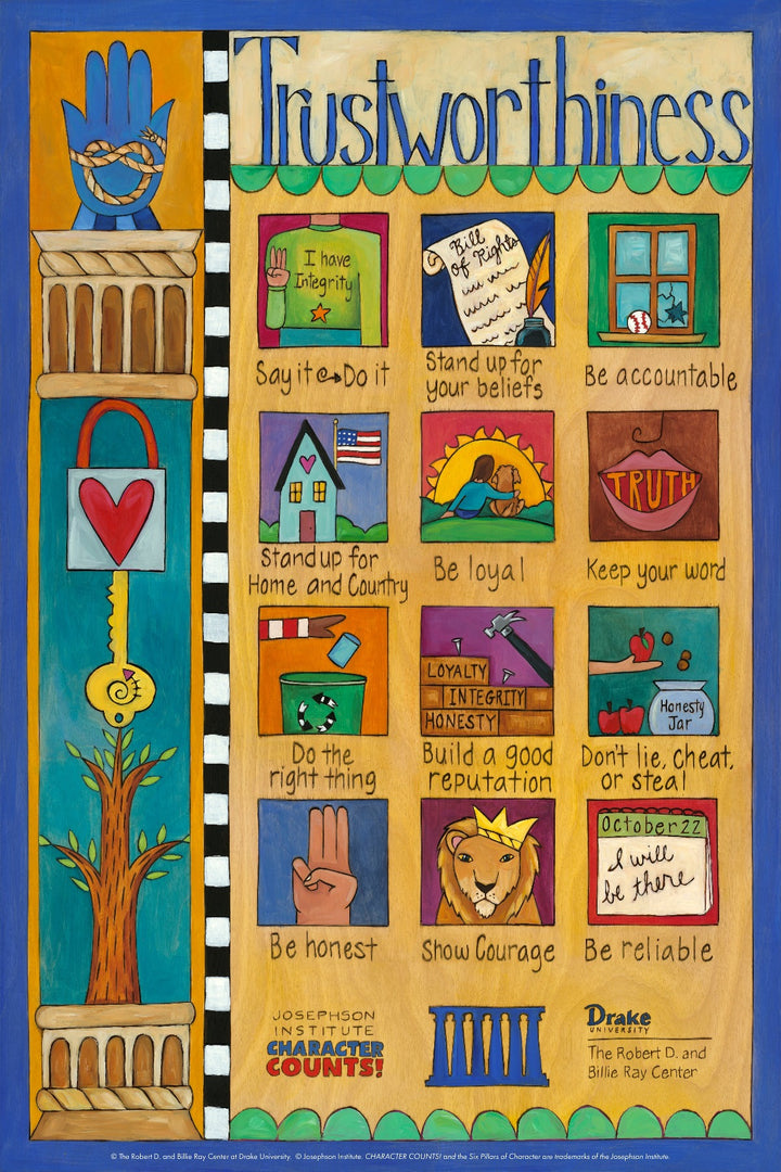 CHARACTER COUNTS! Poster Set 2018 Edition | Sticks Handmade